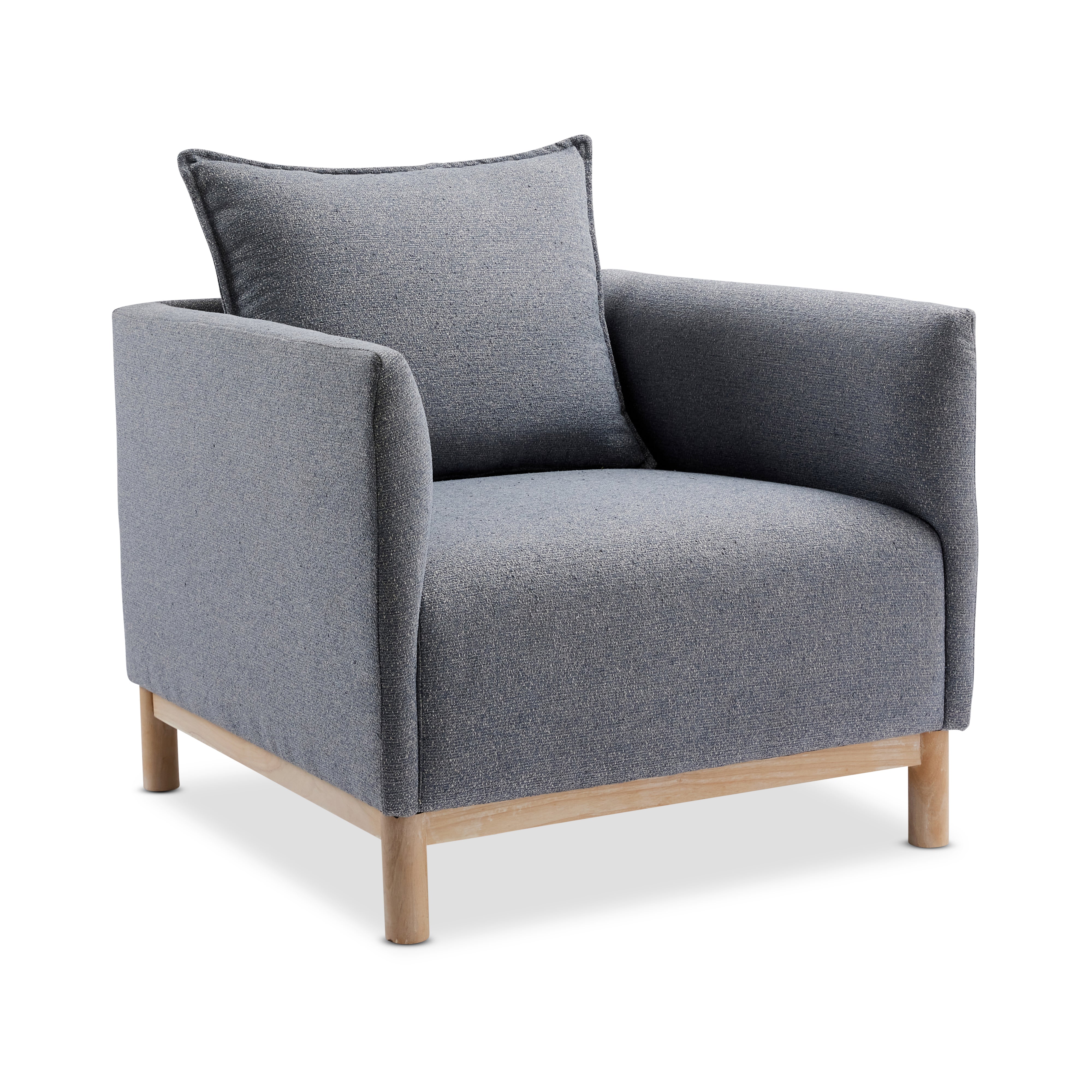 Lucas Blue Armchair